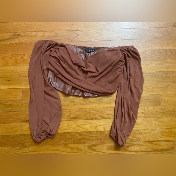 Windsor | Tops | Windsor Rich Brown Garment | Poshmark